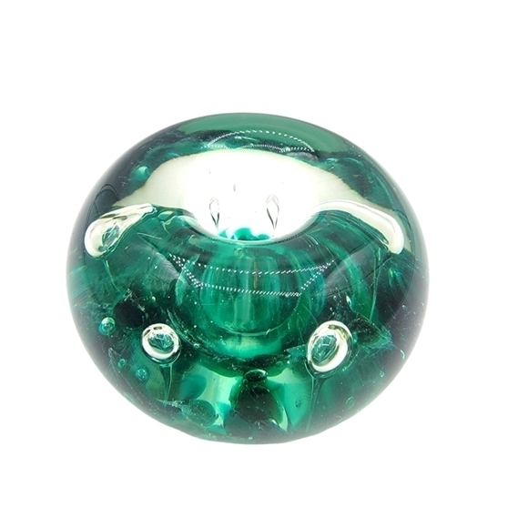 Hand Crafted | Office | Art Glass Paperweight Pen Holder | Poshmark